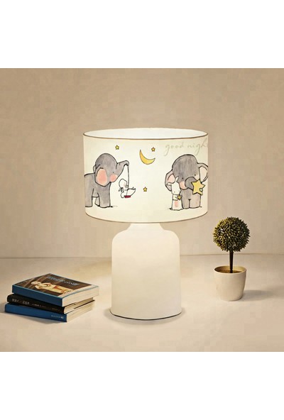 Homing Kumaş Baskılı Çocuk Odası Abajur