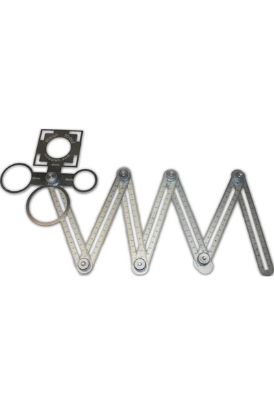 Benan Tools Çok Fonksiyonlu Delik Şablon Cetveli 127 Cm.