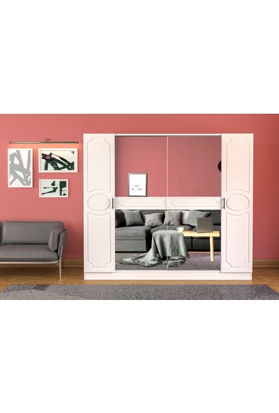 Sunroyal Concept Mihra Beyaz 2 Kapak 2 Sürgü Gardırop Sunroyal Concept Mihra Beyaz 2 Kapak 2 Sürgü Gardırop