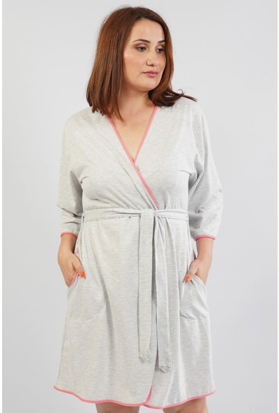 Vienetta Büyük Beden 3/4kol Sabahlık