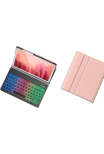Gold 3C Samsung Galaxy Tab S7 Plus 12.4 İnç 2020 İle Uyumlu Arkadan Aydınlatmalı Gökkuşağı Klavye (MODEL:SM-T970/T975/T976/978) (Yurt Dışından) Gold 3C Samsung Galaxy Tab S7 Plus 12.4 İnç 2020 İle Uyumlu Arkadan Aydınlatmalı Gökkuşağı Klavye (MODEL:SM-T970/T975/T976/978) (Yurt Dışından)