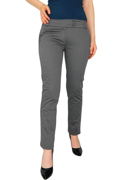 Brg Jeans Kadın Kanvas Pantolon Düşük Bel BGL-0749