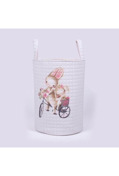 ARBA BABY Organik Bebek Oyuncak Sepeti - Çiçek ve Tavşan Temalı ARBA BABY Organik Bebek Oyuncak Sepeti - Çiçek ve Tavşan Temalı