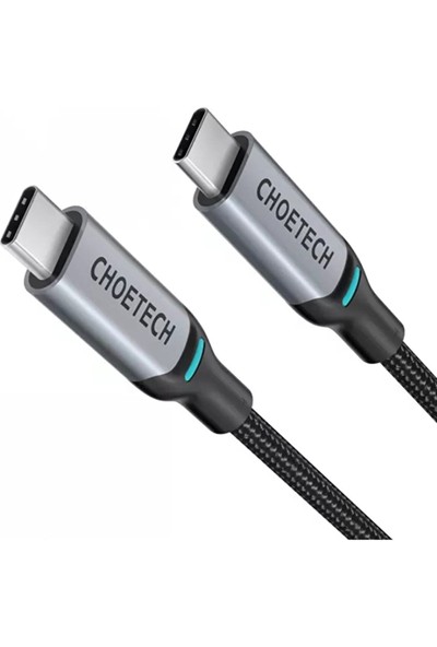 Choetech Type C To Type C 100W 20V/5A Pd Hızlı Şarj Data Kablosu Choetech Type C To Type C 100W 20V/5A Pd Hızlı Şarj Data Kablosu