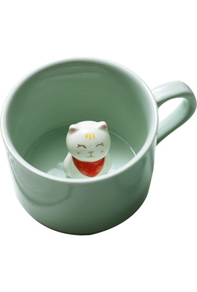 Farfi Yeşil Renk Kahve Kupası (Yurt Dışından)