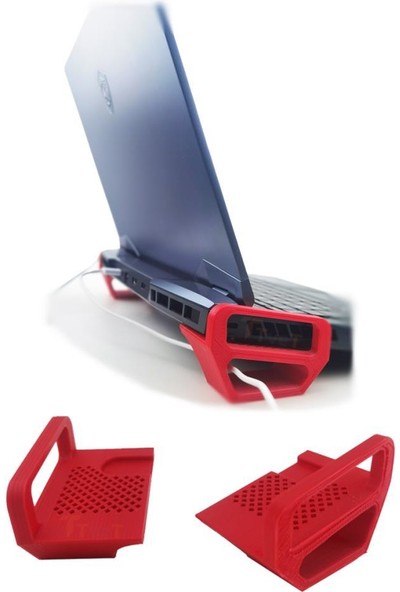 Tvet Laptop Yükseltici Notebook Standı Kırmızı T40219