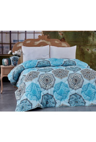 Komfort Home Baskılı Çift Kişilik Microfiber Yorgan 195X215 cm Komfort Home Baskılı Çift Kişilik Microfiber Yorgan 195X215 cm