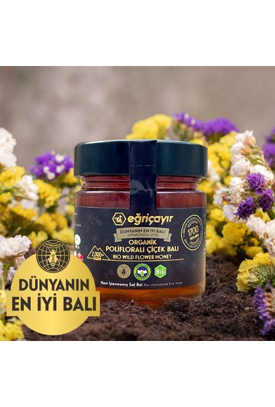Eğriçayır Organik Polifloralı Bal 300 gr