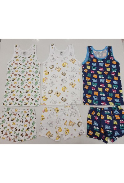 Cantaz Baby 3'lü Erkek Çocuk Iç Çamaşır Takımı
