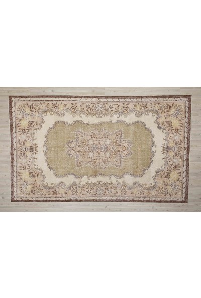 Zemindose Modern Vintage Eskitme El Dokuma Halı 174 x 294 cm 2583 Zemindose Modern Vintage Eskitme El Dokuma Halı 174 x 294 cm 2583