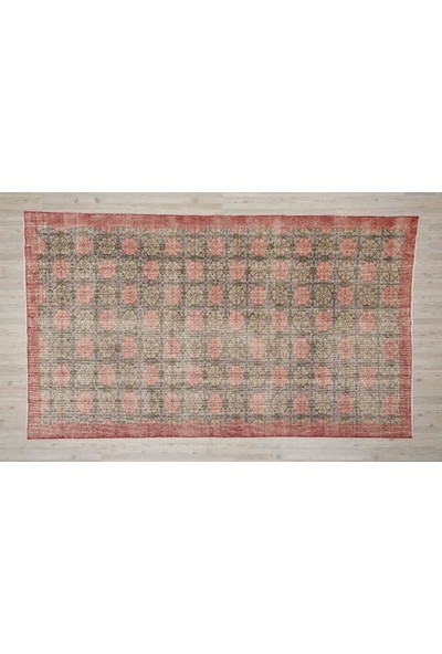 Zemindose Modern Vintage Eskitme El Dokuma Halı 152 x 262 cm 2606 Zemindose Modern Vintage Eskitme El Dokuma Halı 152 x 262 cm 2606