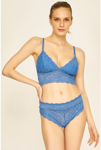 Louren Dantelli Kaplı Bralet