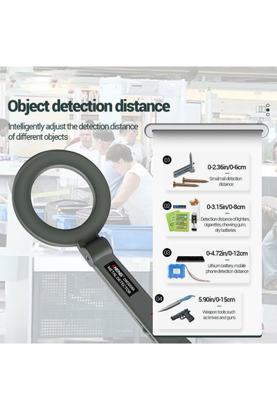 KKmoon Su Geçirmez El Metal Dedektörü