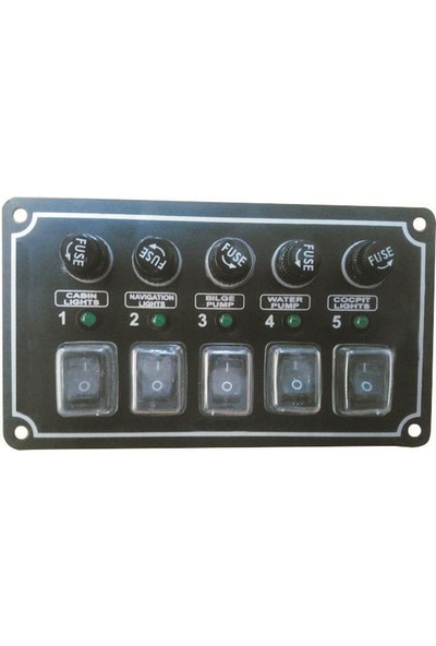 Bfy 5'li Swıtch Panel Yatay