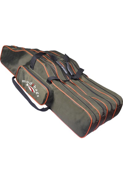 Modibags 110 cm 4 Göz Haki Olta Çantası