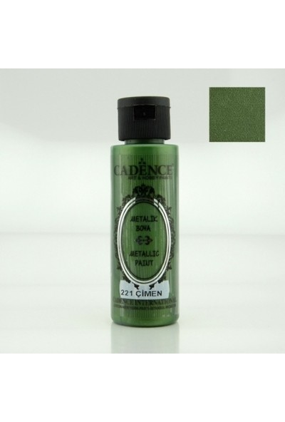 Cadence 221 Metalik Boya Çimen 70 ml