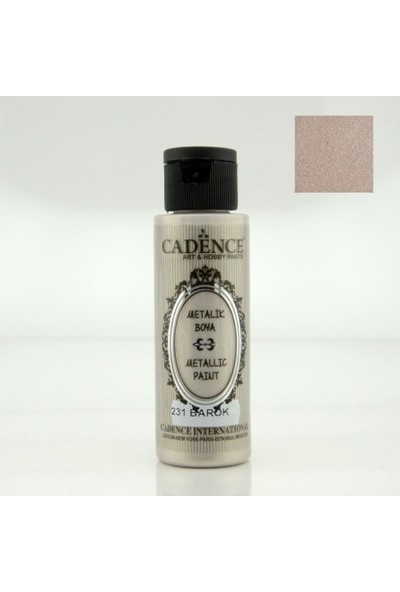 Cadence 231 Metalik Boya Barok 70 ml