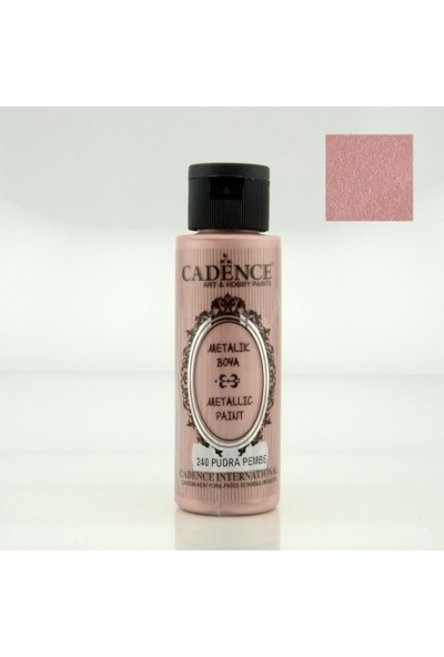 Cadence 240 Metalik Boya Pudra Pembe 70 ml