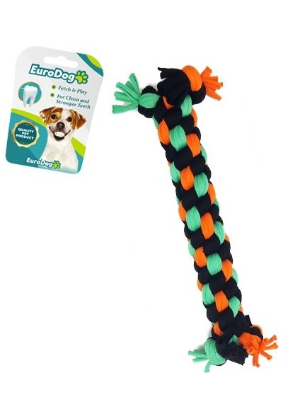 Eurodog Dumbell Diş Ipi Köpek Oyuncağı Siyah Yeşil Turuncu 24 cm Eurodog Dumbell Diş Ipi Köpek Oyuncağı Siyah Yeşil Turuncu 24 cm