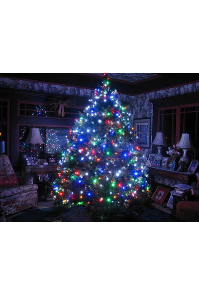 Bahrem 100 Ledli Yeşil Yılbaşı Ağacı Işığı LED Ampül