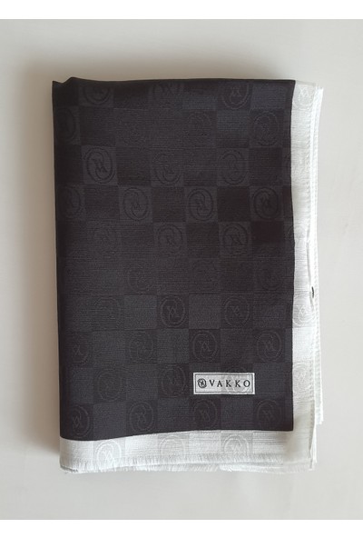 Vakko Marka Dama Desenli Ipekli Şal Vakko Marka Dama Desenli Ipekli Şal