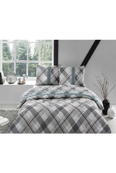 Taç Floyd Gri Tek Kişilik Yorgan Seti Taç Uyku Seti Taç Tek Kişilik Uyku Seti