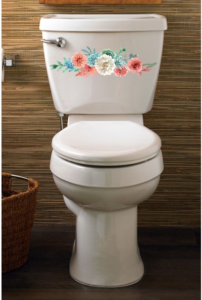 cokindirimli Renkli Çiçekler Güller Klozet Kapağı ve Banyo Sticker Seti cokindirimli Renkli Çiçekler Güller Klozet Kapağı ve Banyo Sticker Seti