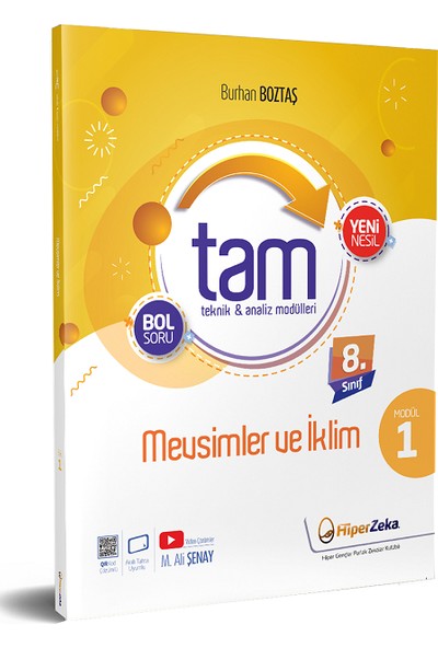 Hiper Zeka Yayınları 8. Sınıf Tam Fen Bilimleri 1 Teknik Analiz Modülleri & Mevsimler ve Iklim Hiper Zeka Yayınları 8. Sınıf Tam Fen Bilimleri 1 Teknik Analiz Modülleri & Mevsimler ve Iklim