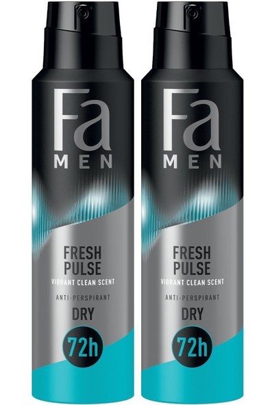 Fa Men Deosprey Fresh Pulse Mea 150 ml x 2 Adet