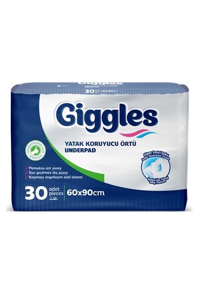 Giggles Kedi Köpek Çiş Pedi 30'lu 60 x 90 cm