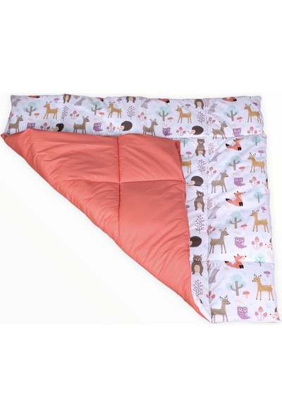 Yuika Bebek Özel Tasarım Kare Oyun Matı 150 cm Çaplı (150 x 150 Cm)