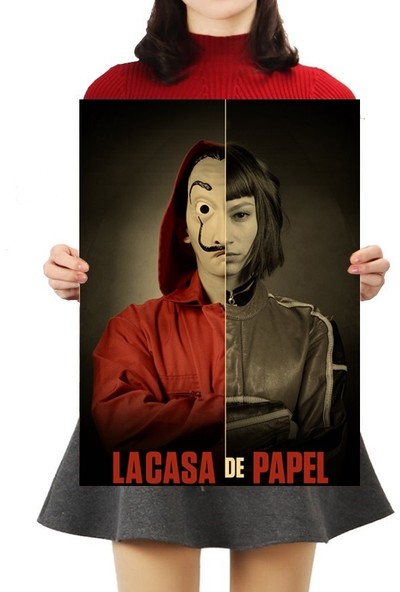 Caph Design Tokyo - La Casa De Papel - Kraft Poster 32X45CM Caph Design Tokyo - La Casa De Papel - Kraft Poster 32X45CM