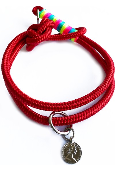 Petswuu Kırmızı Tasarım Boğma Eğitim Tasması (Renkli Uç) 45 cm-Kırmızı Petswuu Kırmızı Tasarım Boğma Eğitim Tasması (Renkli Uç) 45 cm-Kırmızı