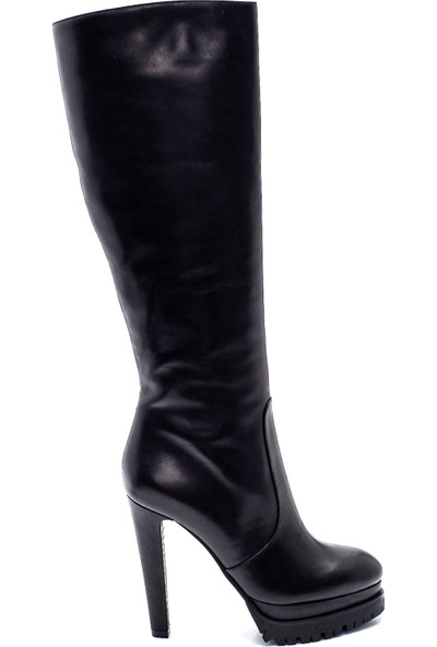 Derimod Kadın Deri Platform Topuklu Çizme Derimod Kadın Deri Platform Topuklu Çizme