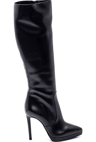 Derimod Kadın Deri Topuklu Çizme Derimod Kadın Deri Topuklu Çizme