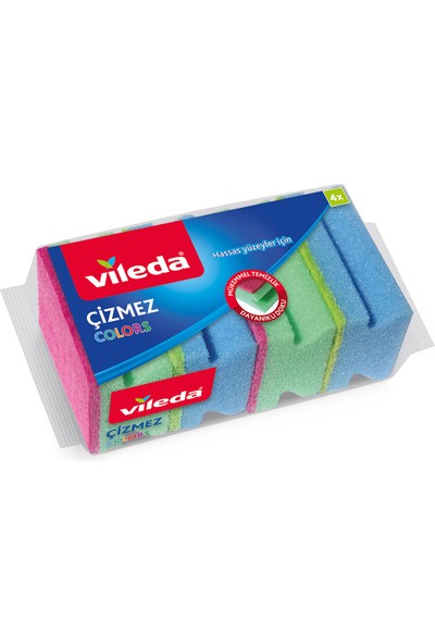 Vileda Çizmez Sünger 4'lü