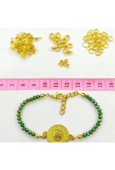 Ztt Bileklik Kolye Kapama Sıkma Seti Gold Renk 10 Takım (Yengeç Kapama -Papağan Klips -Halka-Bit -Zincir) Ztt Bileklik Kolye Kapama Sıkma Seti Gold Renk 10 Takım (Yengeç Kapama -Papağan Klips -Halka-Bit -Zincir)