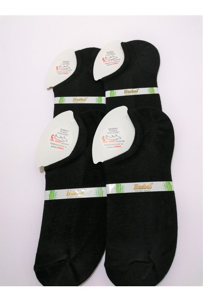 Hasbal Sneakers Babet Çorap 4 Adet