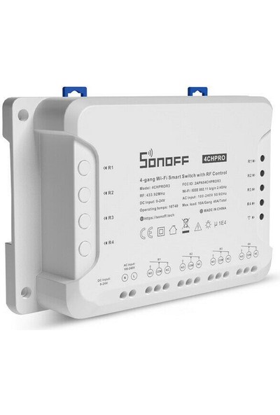 Sonoff 4chpror3 Akıllı Anahtar Modülü | Alexa , Google | 4 Gang 4 Çıkışlı | Uzaktan Kumanda Edilebilir Sonoff 4chpror3 Akıllı Anahtar Modülü | Alexa , Google | 4 Gang 4 Çıkışlı | Uzaktan Kumanda Edilebilir