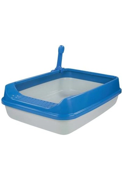 Keyf Açık Kedi Tuvaleti Kürek Hediyeli ( Renk Mavi ) Keyf Açık Kedi Tuvaleti Kürek Hediyeli ( Renk Mavi )