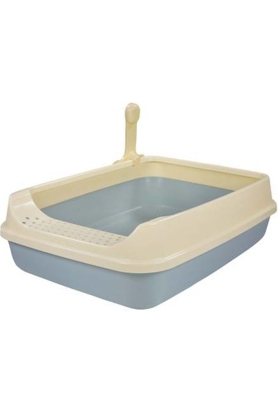 Keyf Açık Kedi Tuvaleti Kürek Hediyeli ( Renk Mavi ) Keyf Açık Kedi Tuvaleti Kürek Hediyeli ( Renk Mavi )