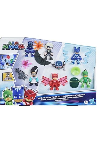 Hasbro Pijamaskeliler Kahramanlar ve Kötüler Figür Seti Hasbro Pijamaskeliler Kahramanlar ve Kötüler Figür Seti