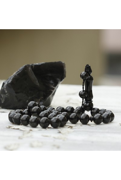 Tesbihcibaba Hacı Süleyman Ustadan Erzurum Oltu Taşı Tesbih