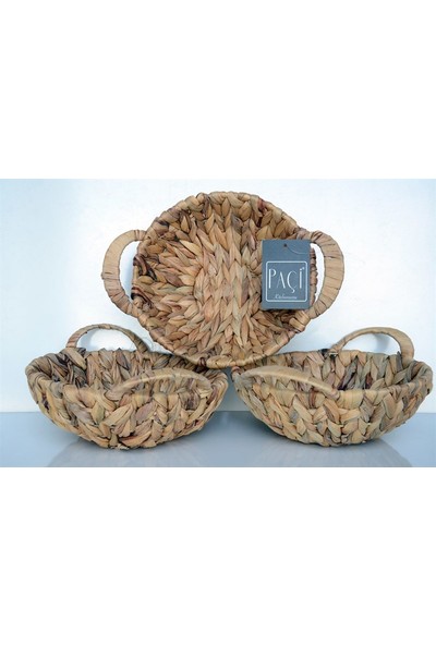 DEKORVADİSİ Hasır Ekmek Sepeti