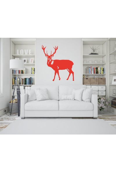 LandiWork Geyik Lazer Kesim Ahşap Duvar Dekoru LandiWork Geyik Lazer Kesim Ahşap Duvar Dekoru