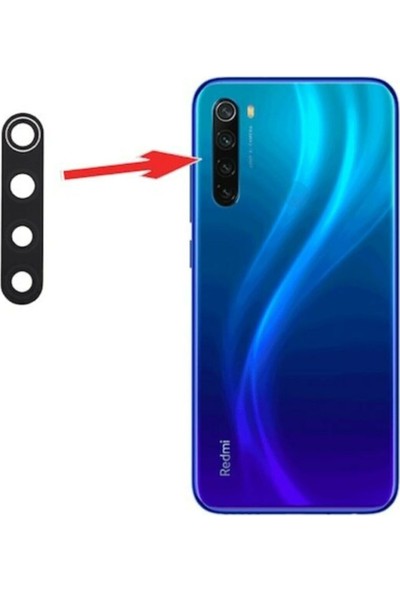 Ars Xiaomi Redmi Note 8 Uyumlu Kamera Lens Camı Mi Not8 Ars Xiaomi Redmi Note 8 Uyumlu Kamera Lens Camı Mi Not8