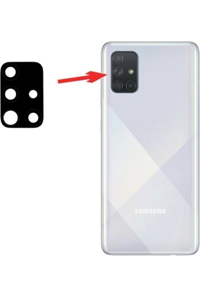 Ars Samsung Galaxy A71 (A715) Uyumlu Arka Kamera Camı Kamera Lens Ars Samsung Galaxy A71 (A715) Uyumlu Arka Kamera Camı Kamera Lens