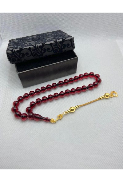 Rennway Ateş Kehribar Bilek Boy 925 Ayar Gümüş Püsküllü