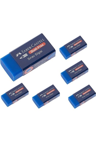 Faber-Castell Faber Castell Mavi Silgi Sınav Silgisi 6 Adet Faber-Castell Faber Castell Mavi Silgi Sınav Silgisi 6 Adet