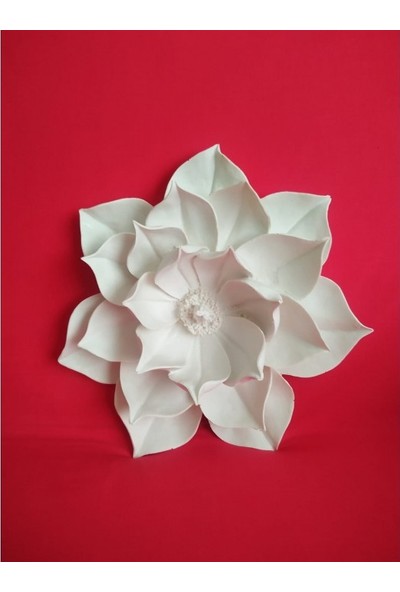 Bayrampaşa Hobi Ham Polyester Büyük Lotus Çiçegi Objesi